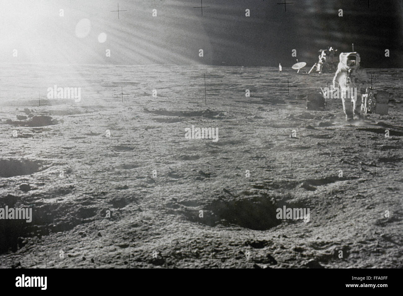 APOLLO 12: ASTRONAUT. /nAstronaut Alan Bean carrying components of the ...