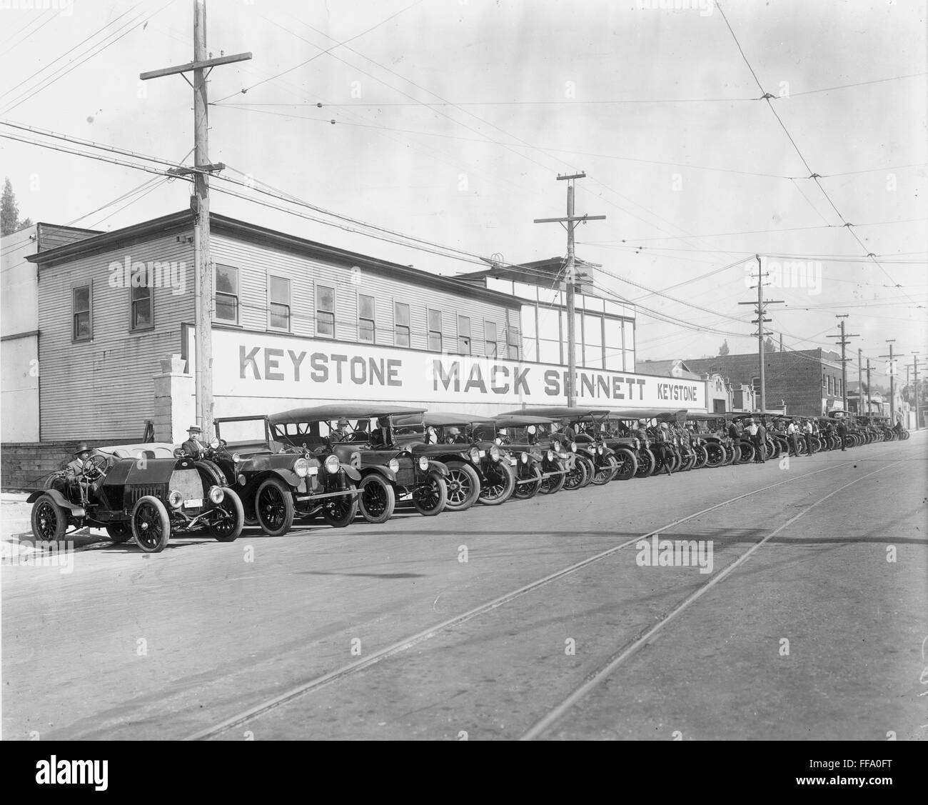 KEYSTONE STUDIOS, c1915. /nMack Sennett's film studio in Los Angeles ...