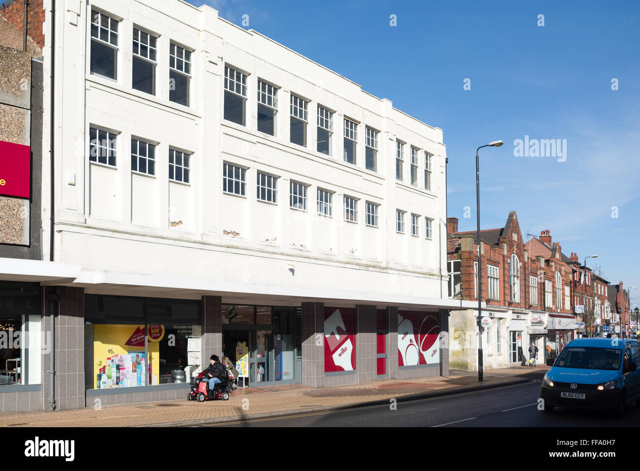 Sutton-In-Ashfield,Nottinghamshire,UK.Wilko Department Store On Outram ...