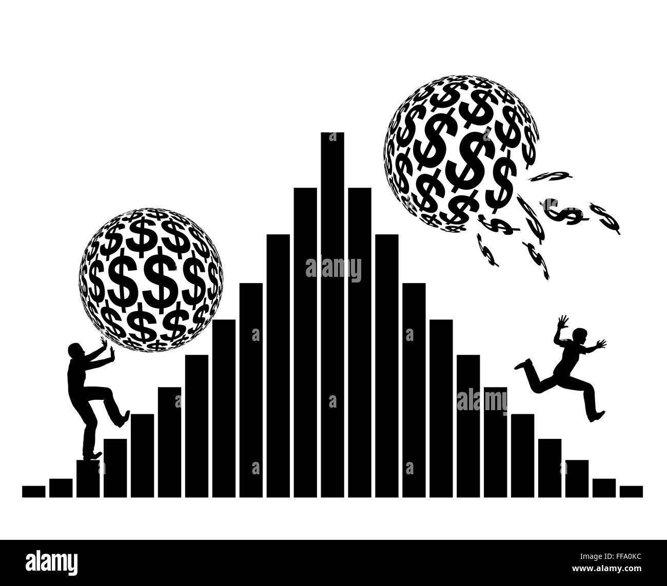 The Burden of Wealth Stock Photo - Alamy