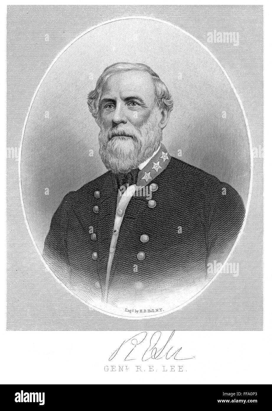 ROBERT E. LEE (1807-1870)./nAmerican Confederate general. Steel ...