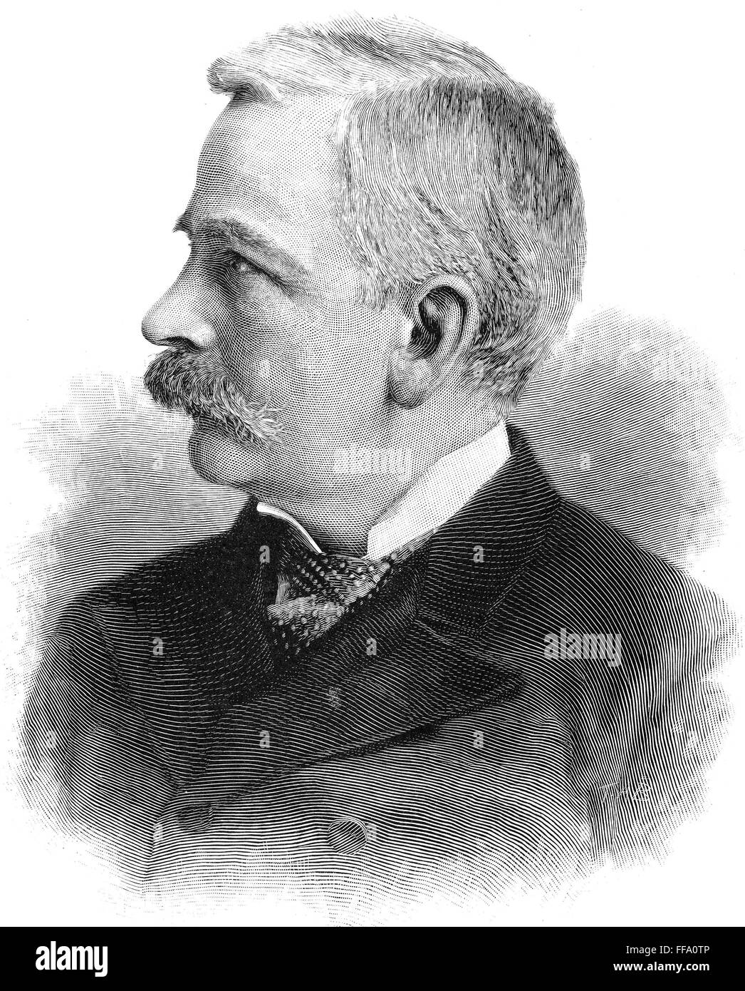 MARSHALL FIELD (1834-1906). /nAmerican merchant. Line engraving, 1891 ...