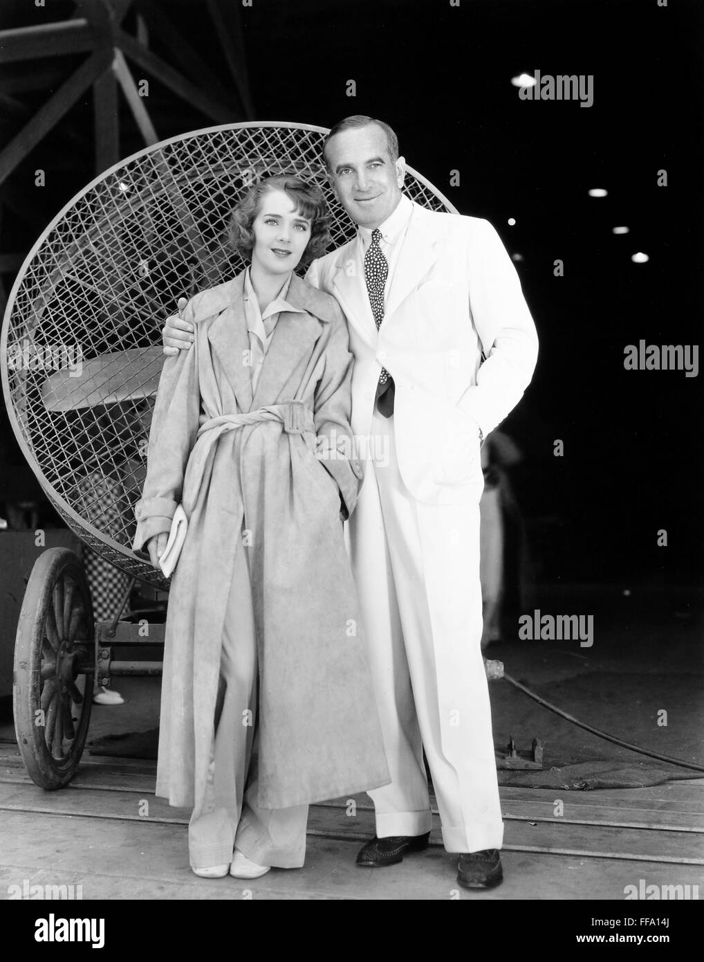 AL JOLSON (1886-1950). /nAmerican singer. Photographed with his wife ...