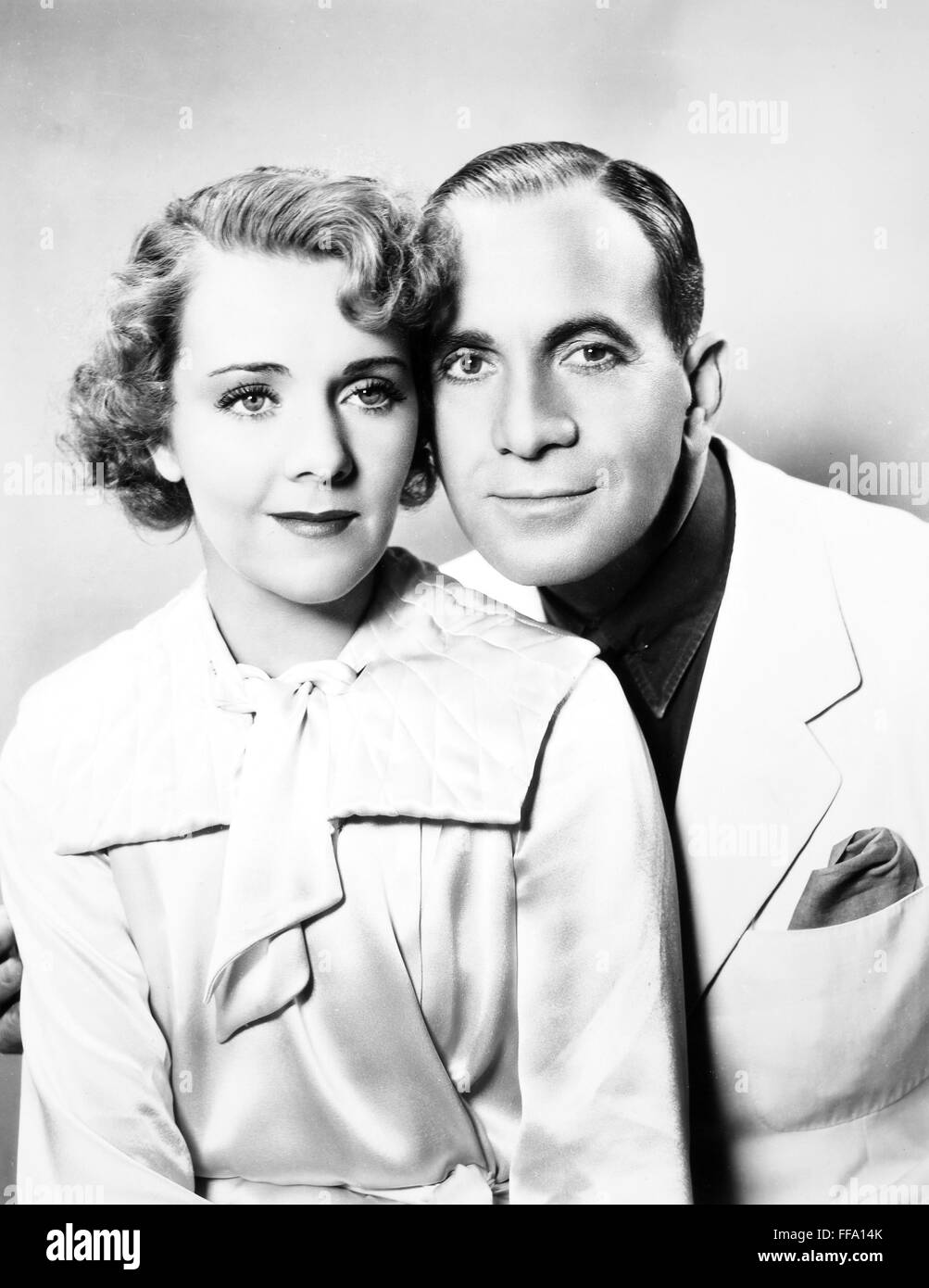 AL JOLSON (1886-1950). /nAmerican singer. With his wife, Ruby Keeler ...