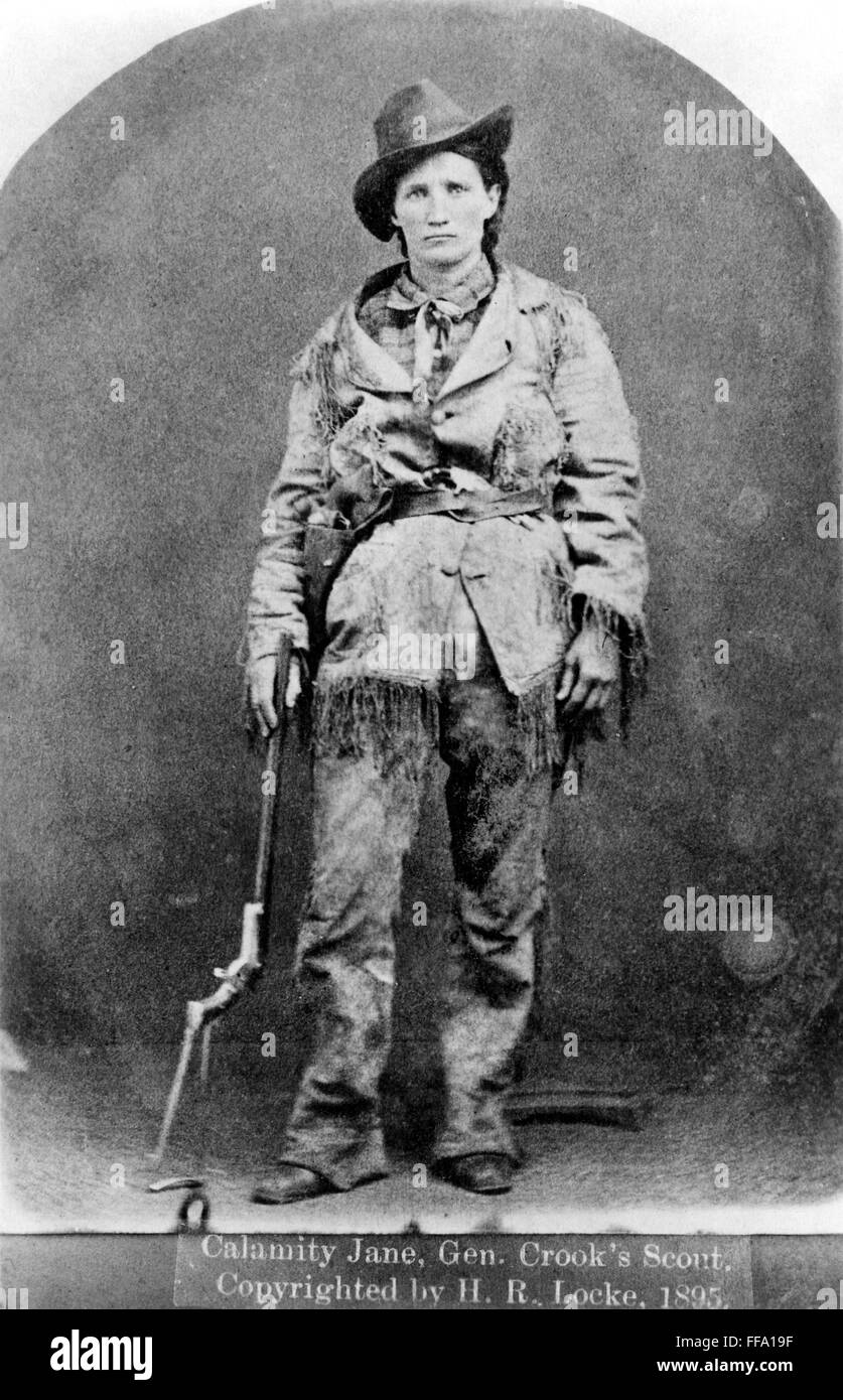CALAMITY JANE (1852-1903). /nMartha Jane Canary Burke, known as ...