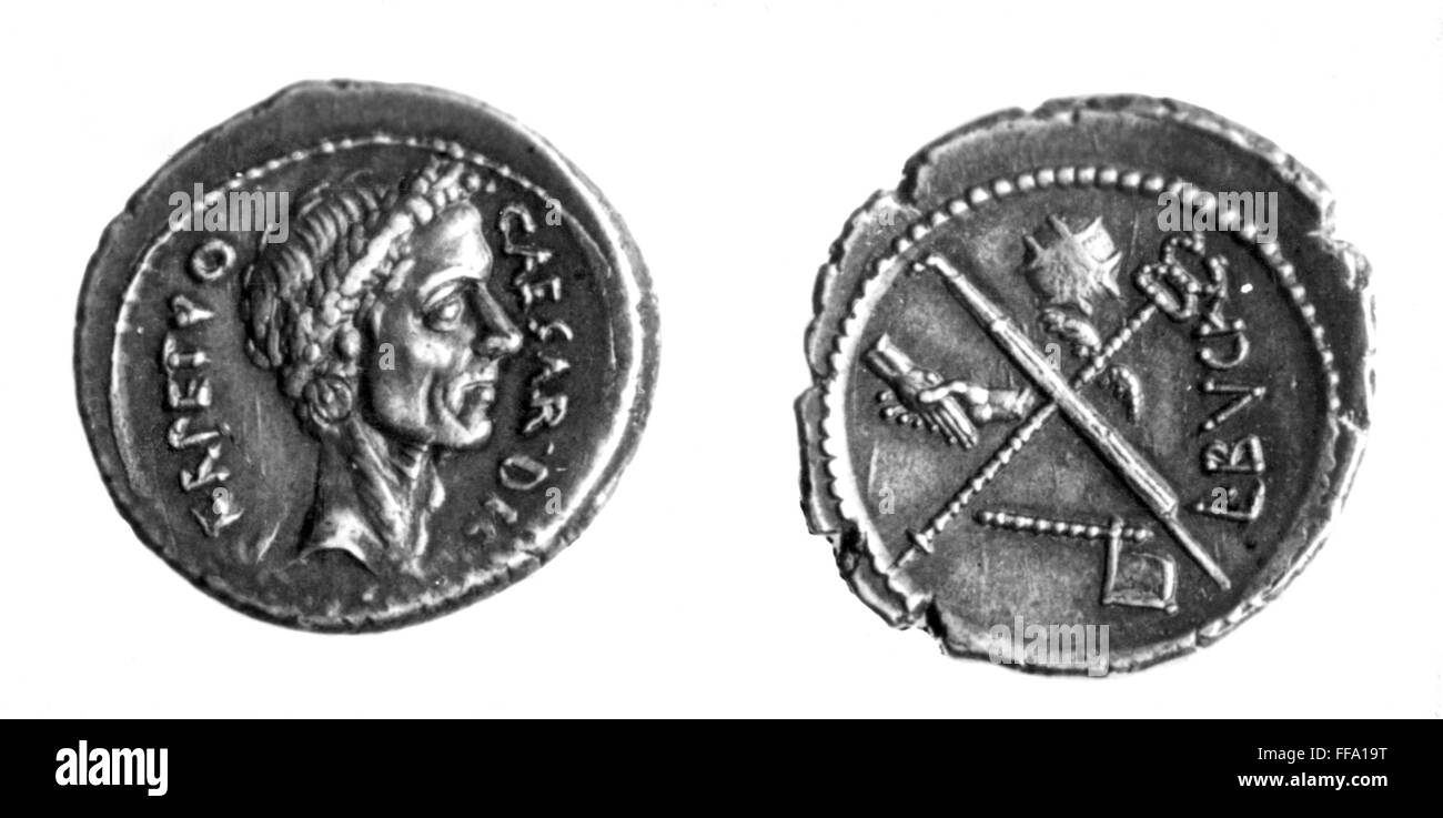 JULIUS CAESAR (100-44 B.C.). /nRoman general and statesman. Roman ...