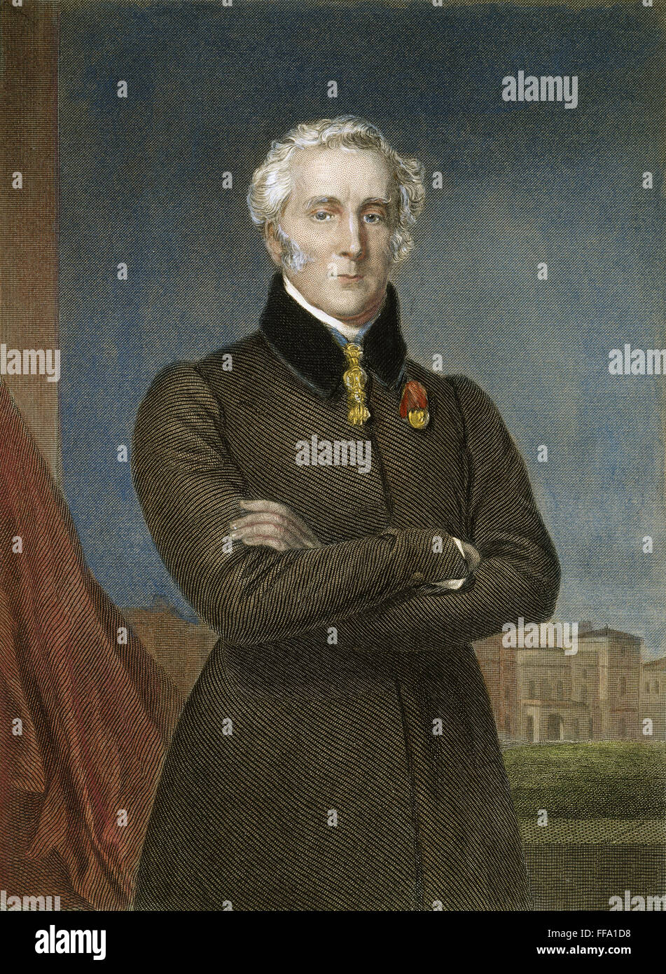 DUKE OF WELLINGTON /n(1769-1852). Arthur Wellesley, 1st Duke of ...