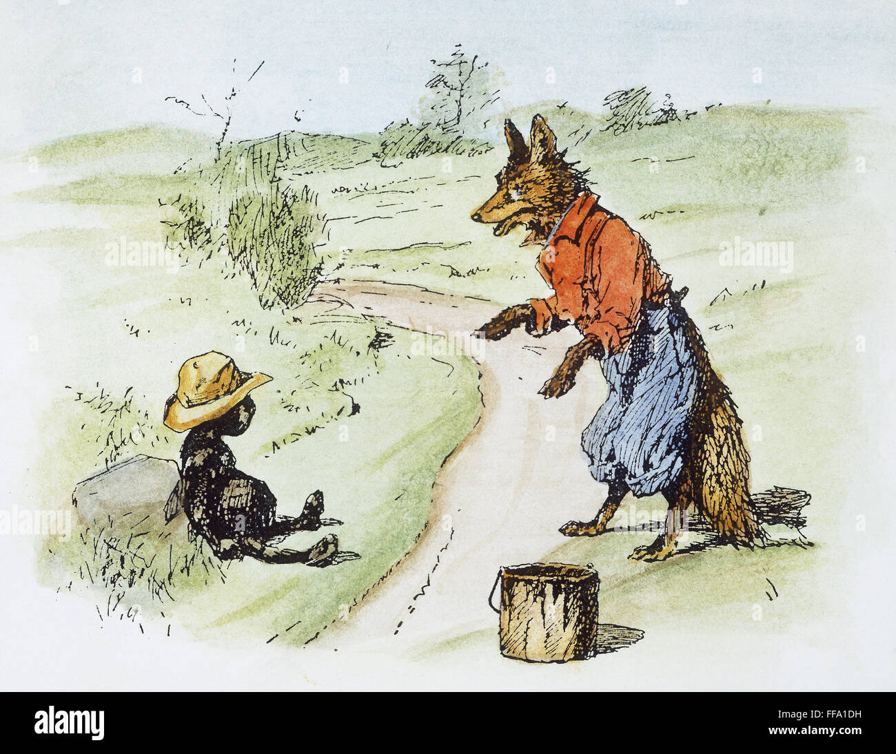 HARRIS: UNCLE REMUS, 1895. /nThe Wonderful Tar-Baby Story. Pen-and-ink ...