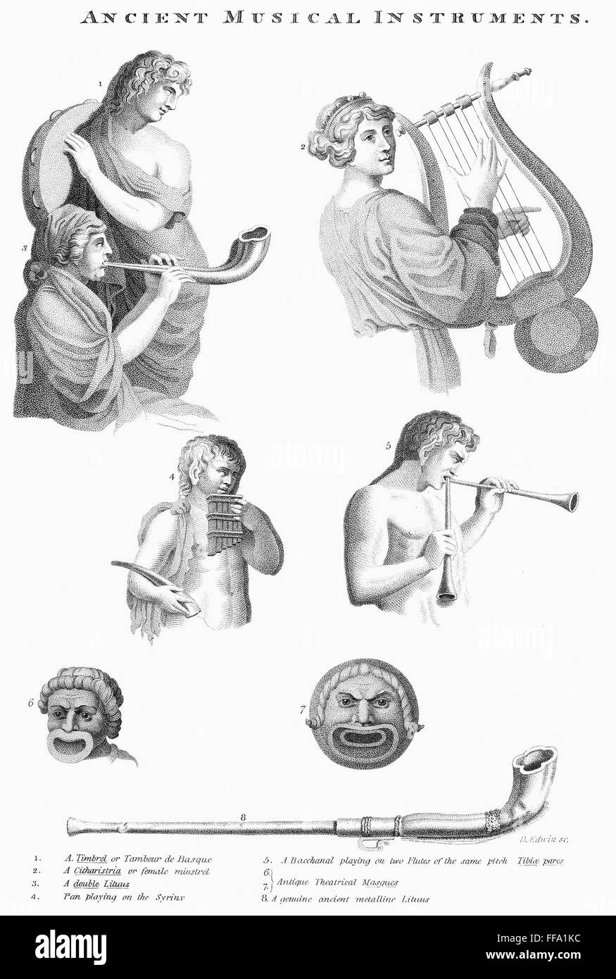 Ancient musical instruments hi-res stock photography and images - Alamy