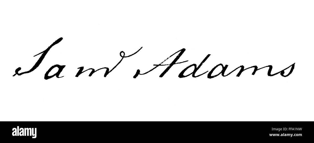 SAMUEL ADAMS (1722-1803). /nAmerican revolutionary patriot. Autograph ...