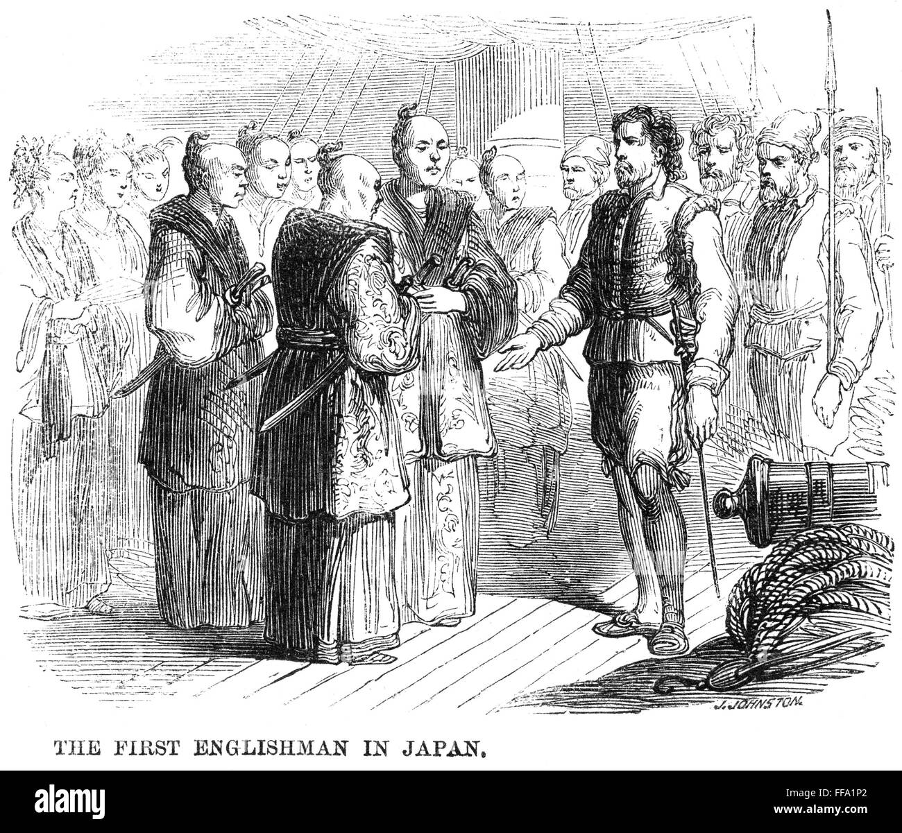 WILL ADAMS (c1575-1620). /nEnglish navigator and the first Englishman ...
