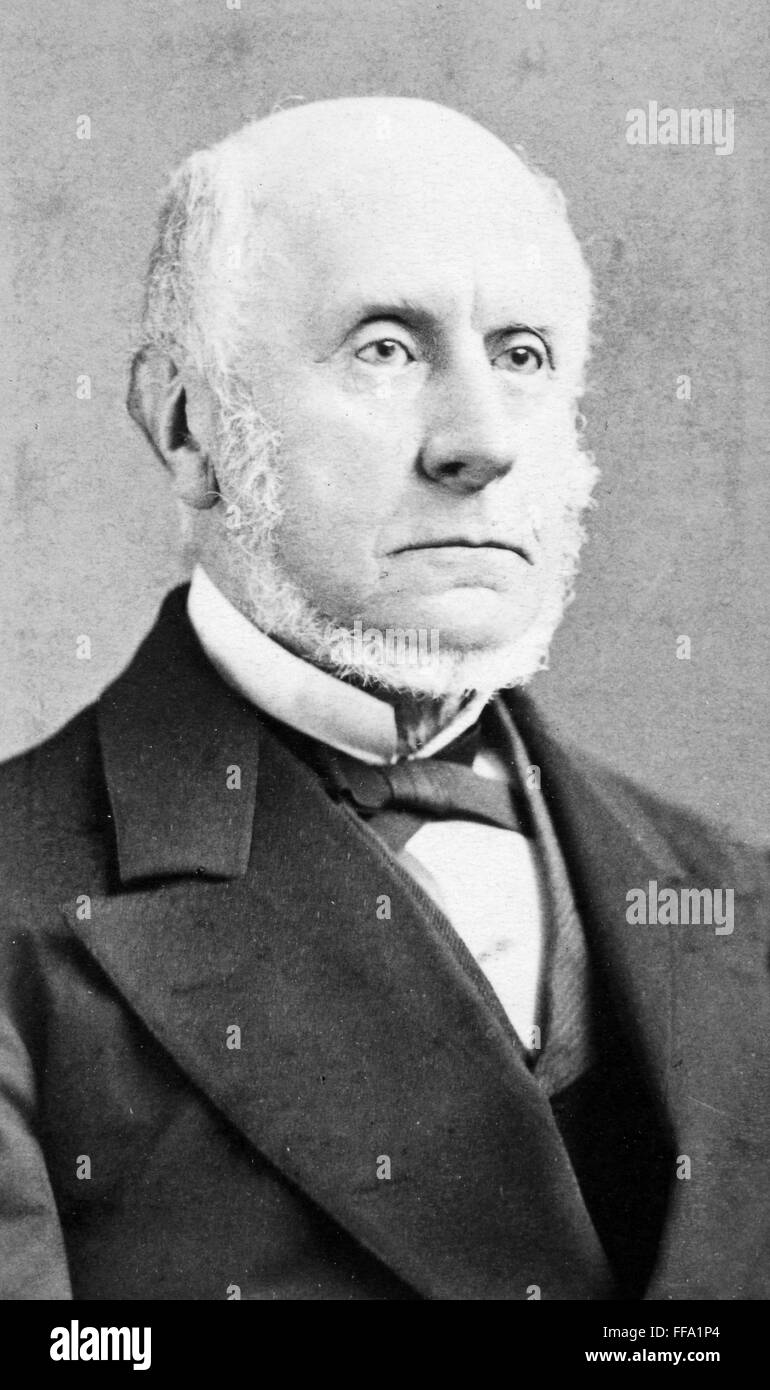 CHARLES FRANCIS ADAMS (1807-1886). /nAmerican lawyer, diplomat and ...