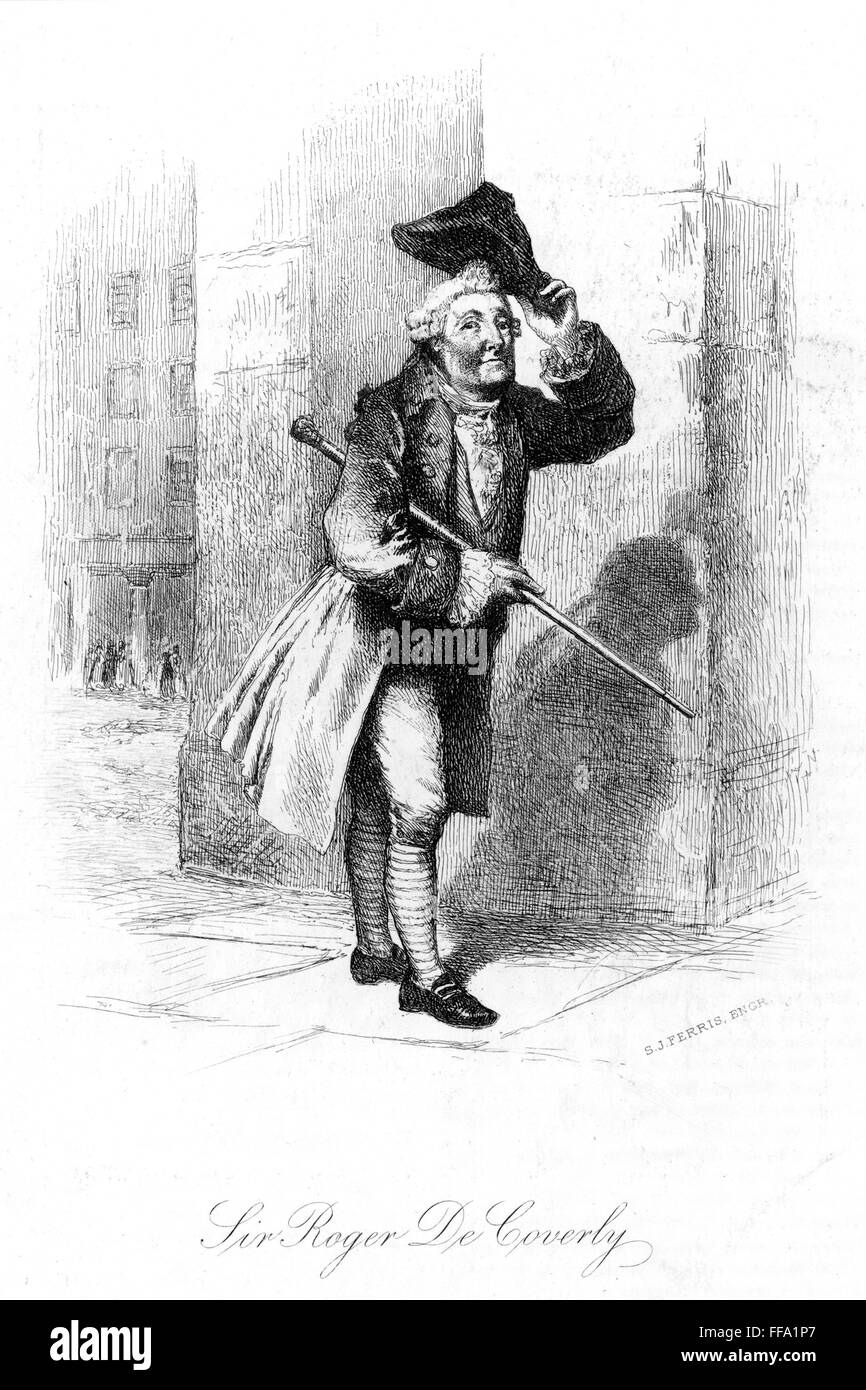 JOSEPH ADDISON: WRITINGS. /nSir Roger de Coverly, a character described ...
