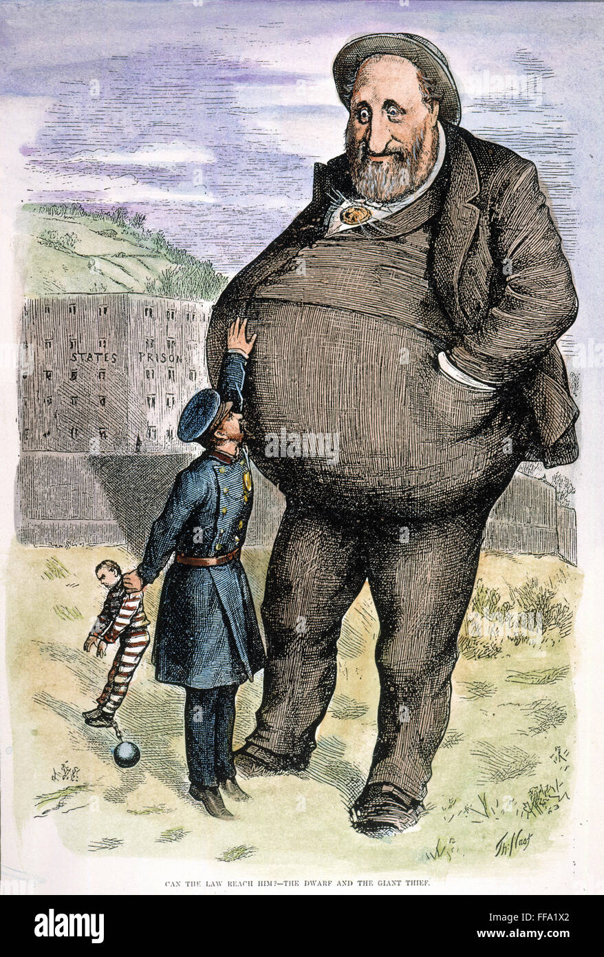 NAST: TWEED'S CORRUPTION. /nAmerican cartoon, 1872, by Thomas Nast on ...