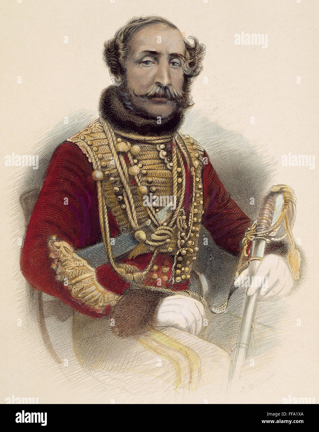 JAMES THOMAS BRUDENELL /n(1797-1868). 7th Earl of Cardigan. English ...
