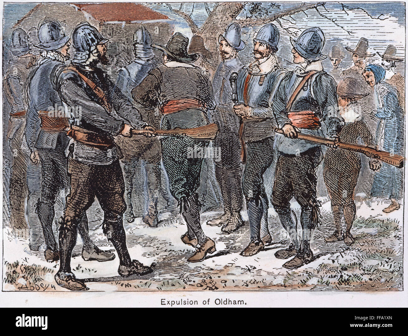 Plymouth settlement pilgrims hi-res stock photography and images - Alamy