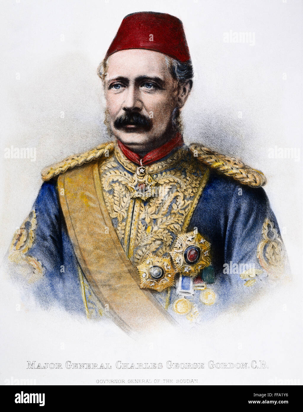 CHARLES GEORGE GORDON (1833-1885). British soldier. Charles George ...