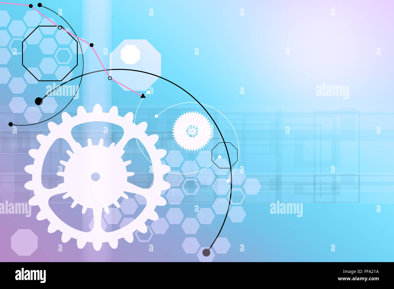 Abstract background with mechanical gears Stock Photo - Alamy