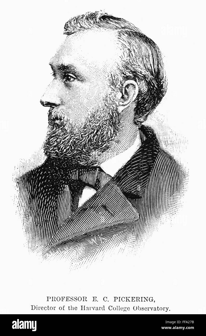 EDWARD CHARLES PICKERING /n(1846-1919). American astronomer. Wood ...