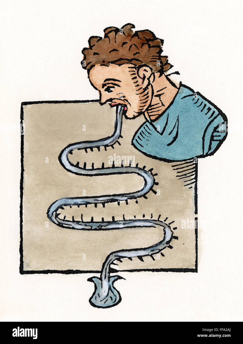 THERMOMETER, 1625. /nThermometer invented by Santorio Sanctorius ...