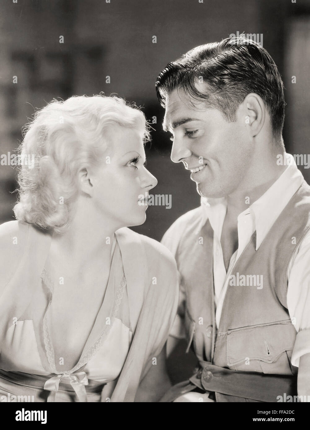 RED DUST, 1932. /nJean Harlow and Clark Gable in a scene from the film ...