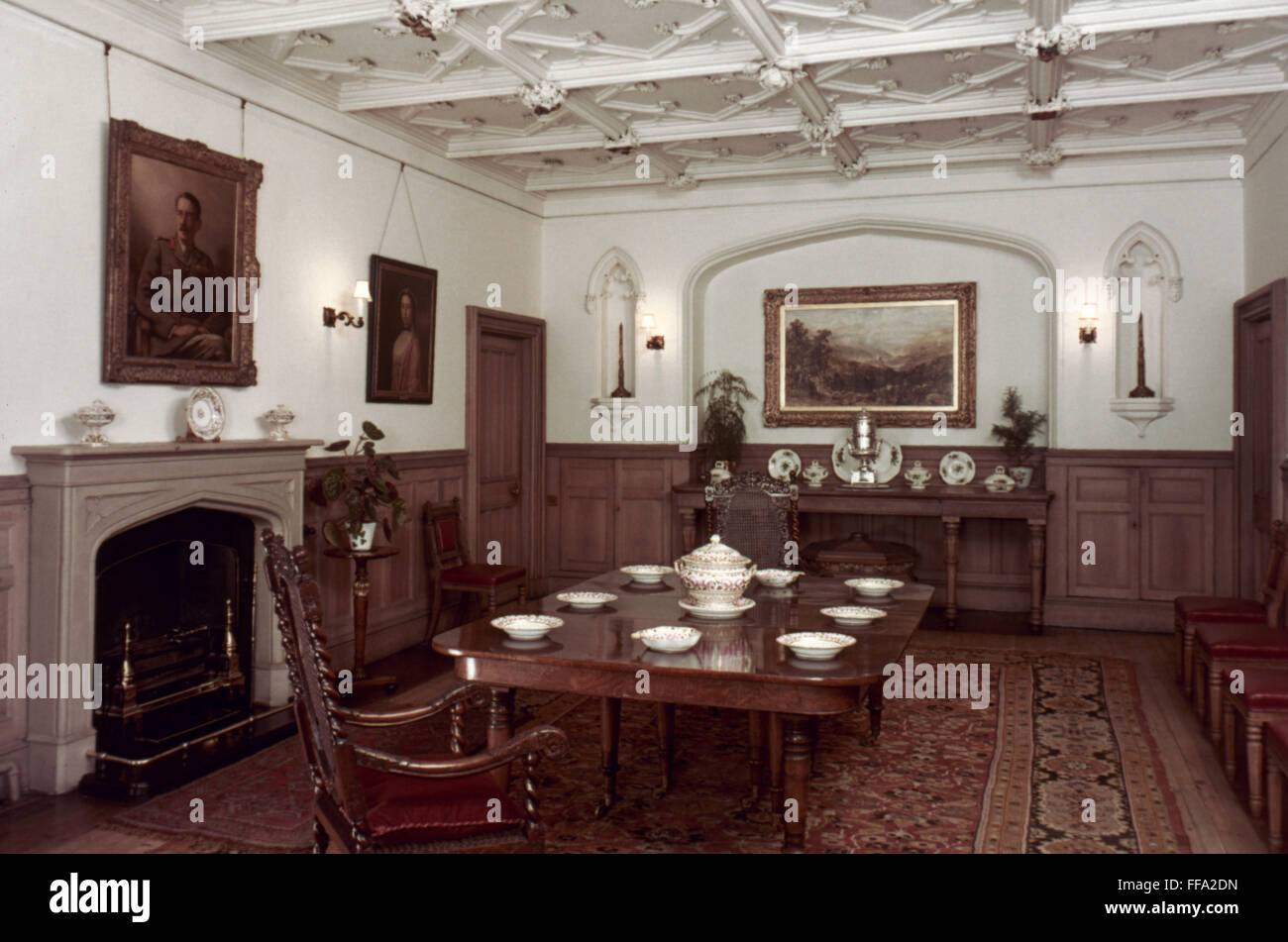 SCOTLAND: ABBOTSFORD. /nThe dining room Stock Photo - Alamy