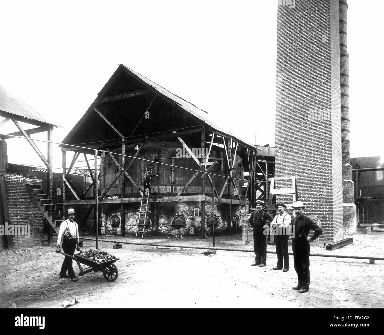 OIL REFINERY, 19th CENTURY. /nRefinery at Oil City, Pennsylvania, late ...