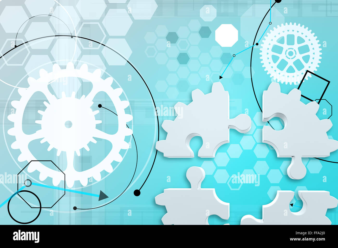Abstract background with mechanical gears Stock Photo - Alamy