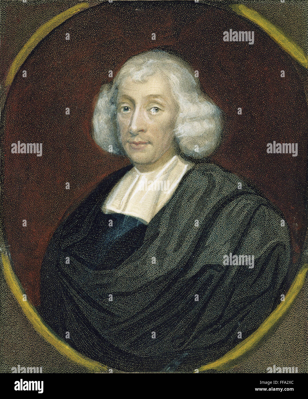 JOHN RAY (?1627-1705). /nEnglish naturalist. Stipple engraving, English ...