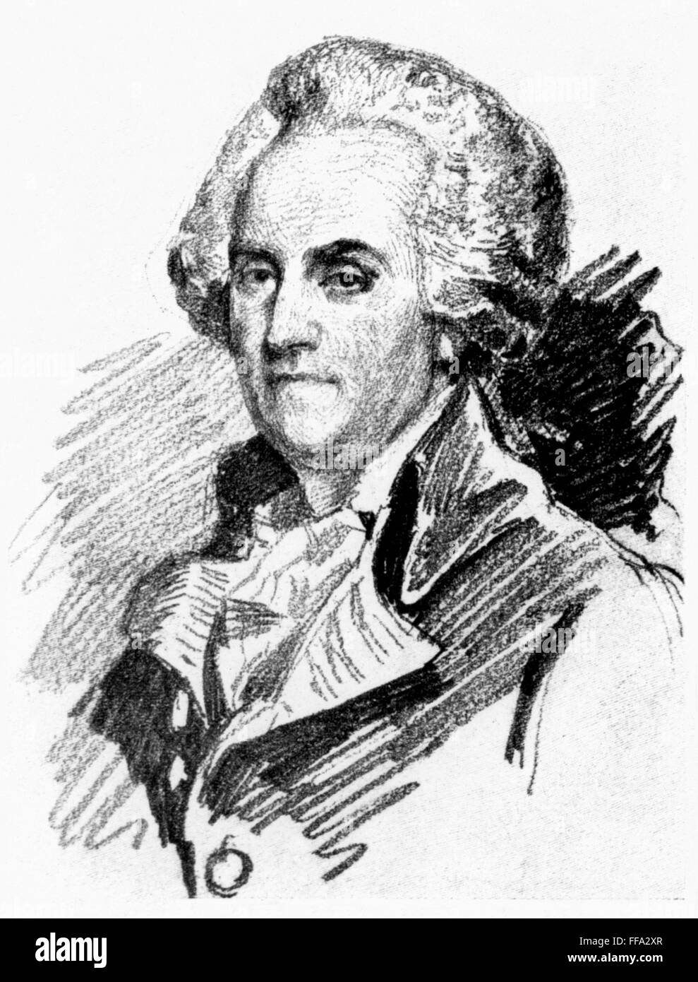 WILLIAM FRANKLIN /n(1731-1813). American colonial administrator. Pencil ...