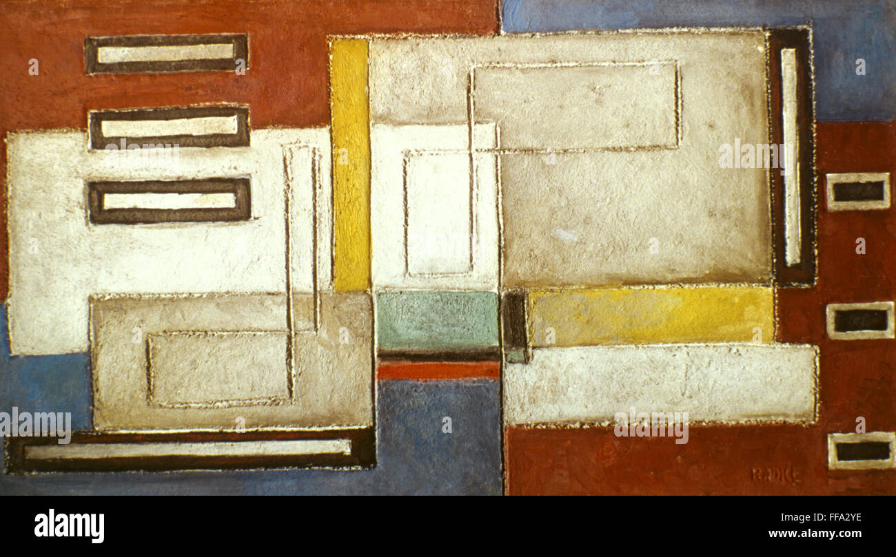 MARIO RADICE: COMPOSITION. /nMario Radice: Composition 49. Fresco on ...