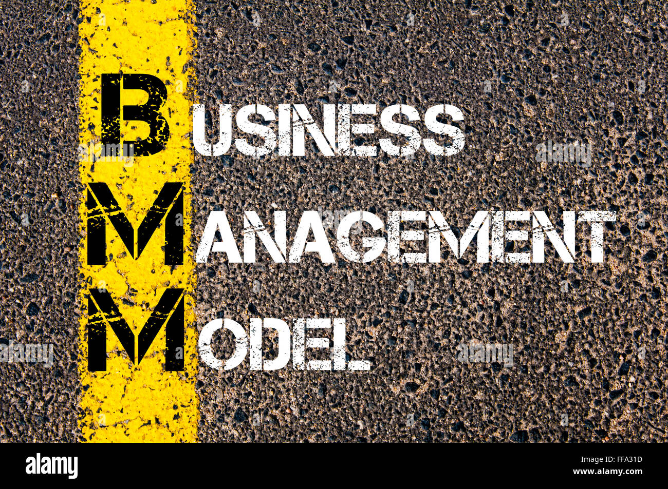 Concept image of Business Acronym BMM Business Management Model written ...