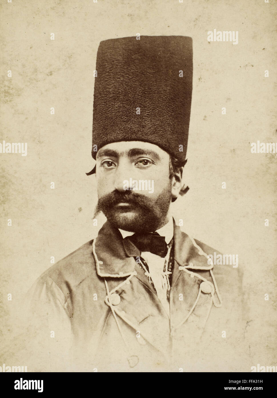 NASER AL-DIN (1831-1896). /nShah of Iran 1848-96 Stock Photo - Alamy