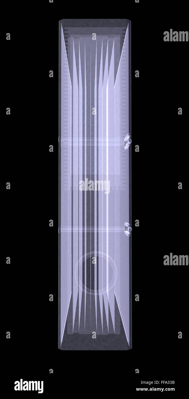 Xray of pile binder file folders Stock Photo - Alamy