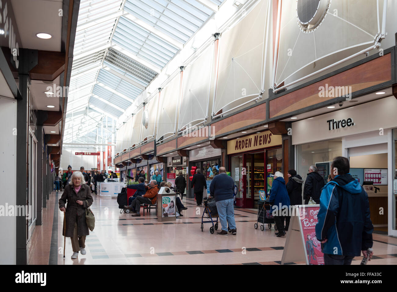 Idlewells Shopping Centre,Sutton-In-Ashfield,Nottinghamshire,UK Stock ...