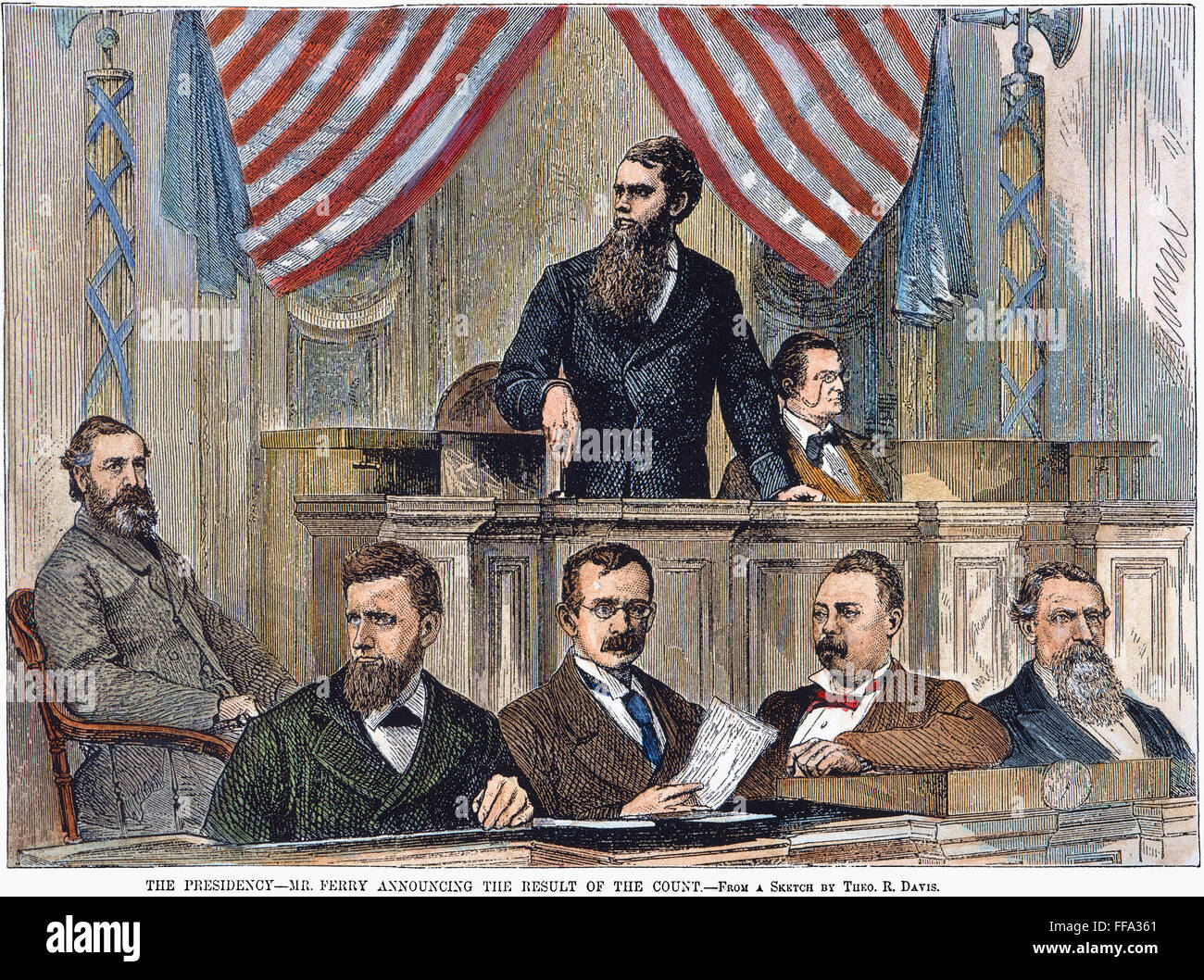 Electoral votes hayes hi-res stock photography and images - Alamy