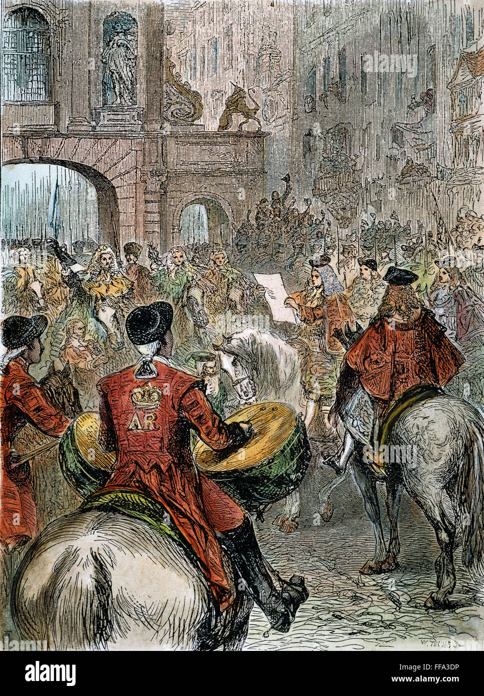 KING GEORGE I OF ENGLAND /n(1660-1727). The proclamation announcing the ...