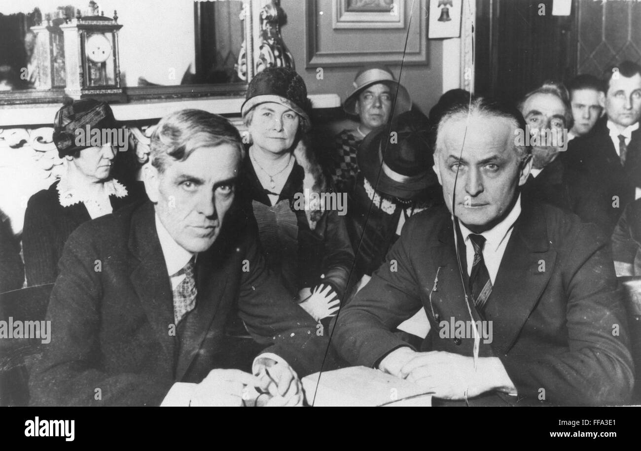 HARRY HOUDINI (1874-1926). /nAmerican magician. Houdini, right, with ...