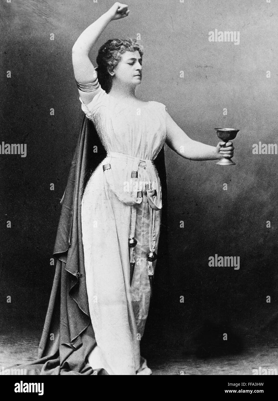 LILLI LEHMANN (1848-1929). /nGerman operatic soprano. In the role of ...
