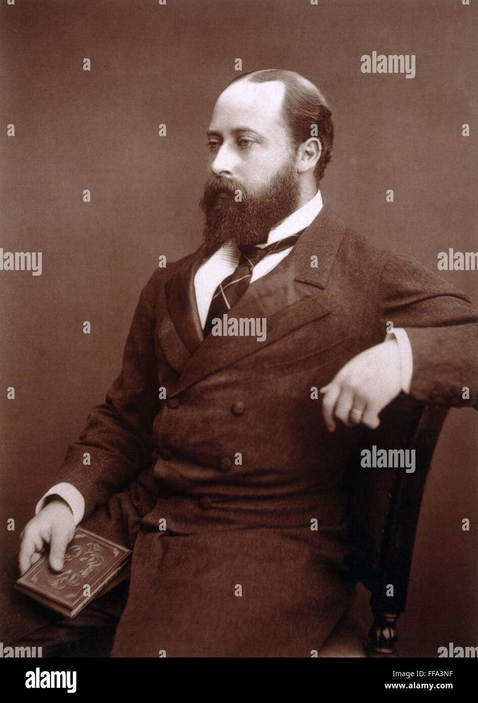 EDWARD VII (1841-1910). /nKing of England, 1901-1910. Photographed in ...