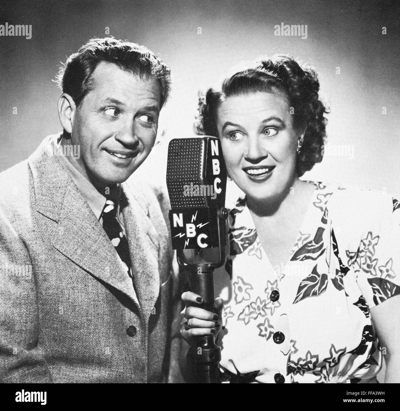 JIM JORDAN (1896-1988). /nAmerican actor. Jordan and his wife, Marian ...