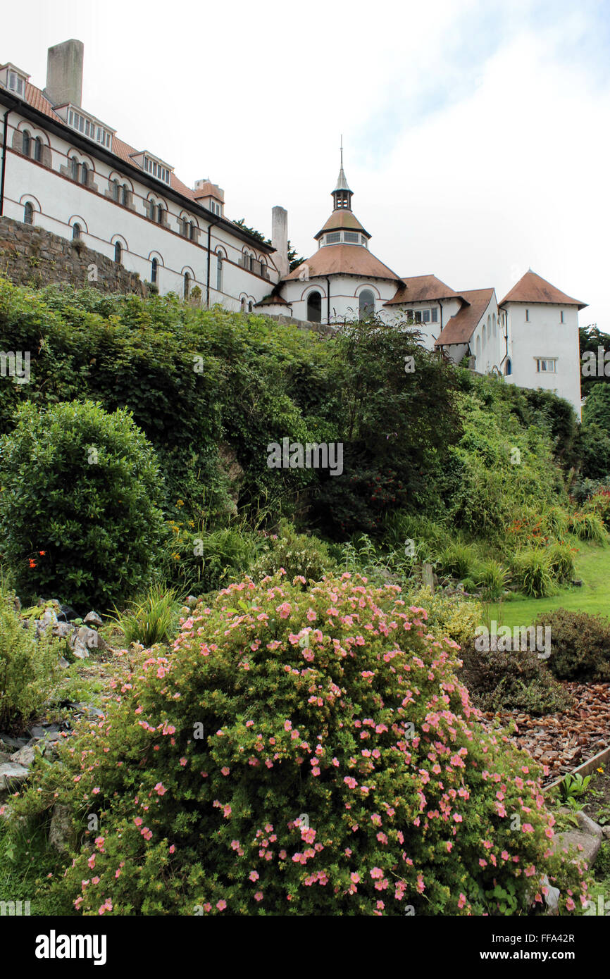 Caldey Island Monastery Stock Photo - Alamy