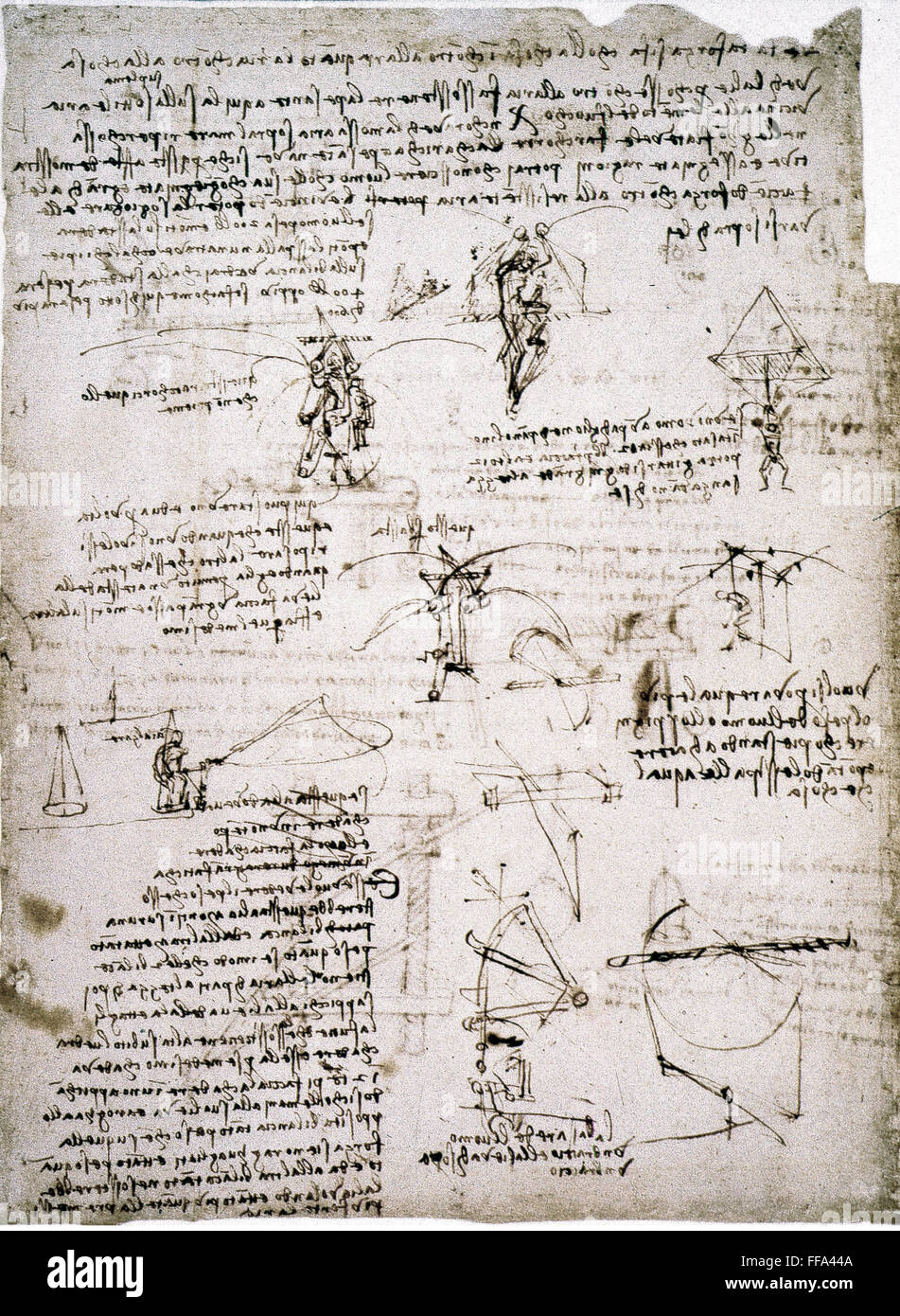 LEONARDO DA VINCI: FLIGHT. /nFolio of studies on artificial flight ...