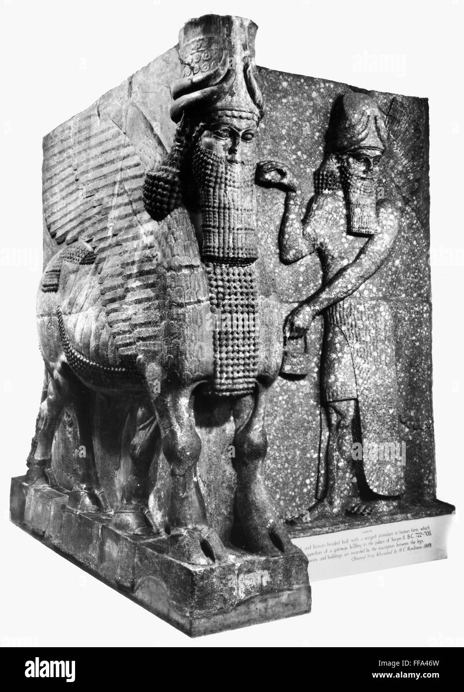 Assyrian winged bull hi-res stock photography and images - Alamy