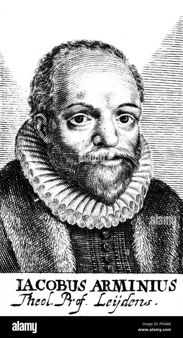 JACOBUS ARMINIUS (1560-1609). /nJacob Harmensen, known as Jacobus ...