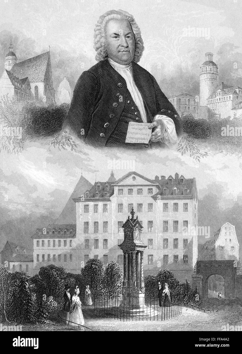 JOHANN SEBASTIAN BACH /n(1685-1750). German organist and composer ...