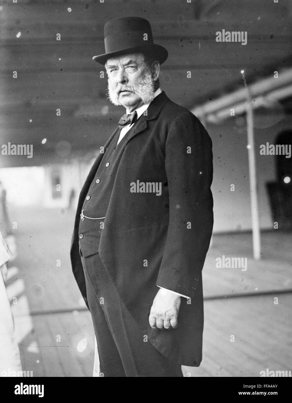 GEORGE FISHER BAKER /n(1840-1931). American financier Stock Photo - Alamy