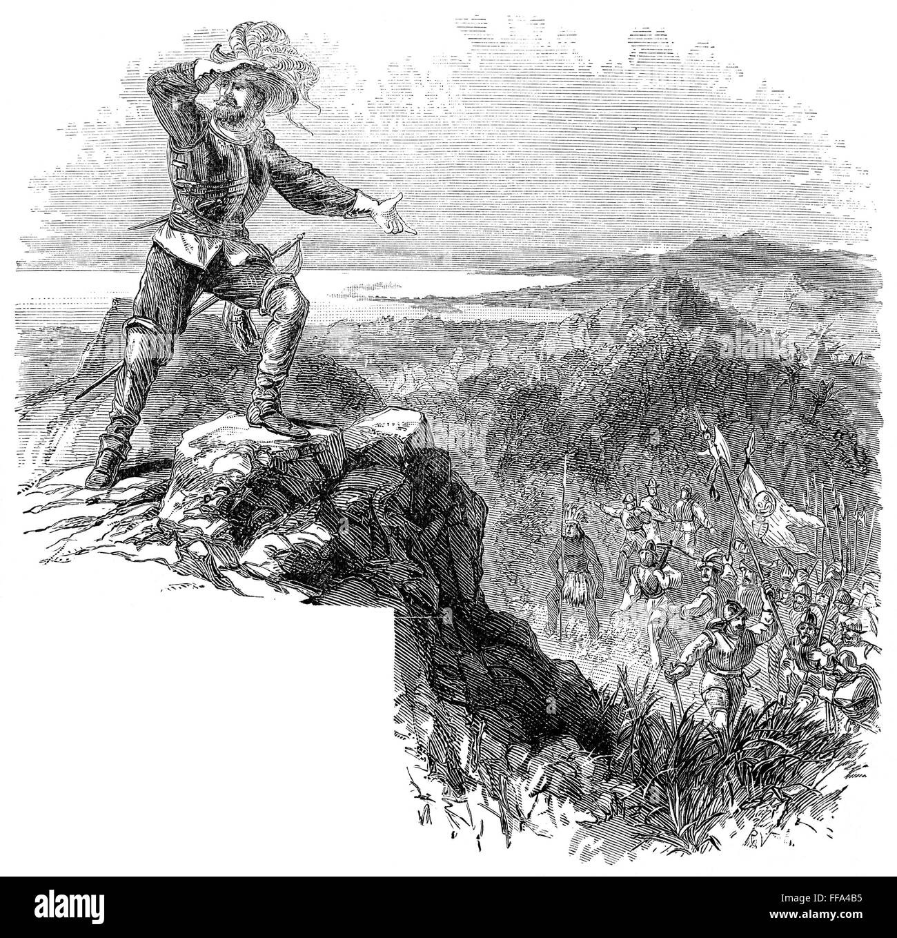 VASCO NUNEZ de BALBOA /n(1475-1519). Spanish explorer. Balboa ...