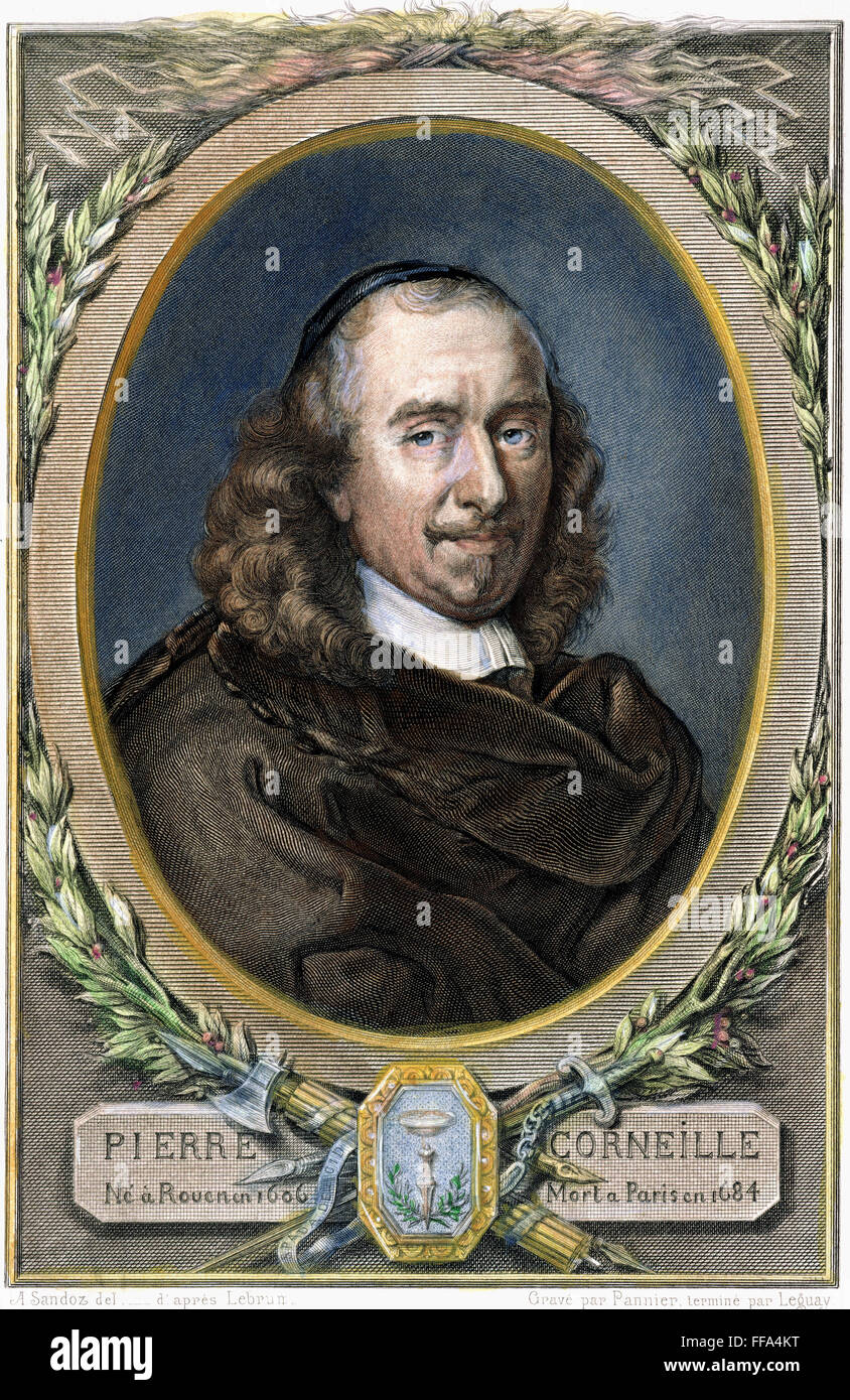 PIERRE CORNEILLE (1606-1684). /nFrench writer. Line engraving, French ...