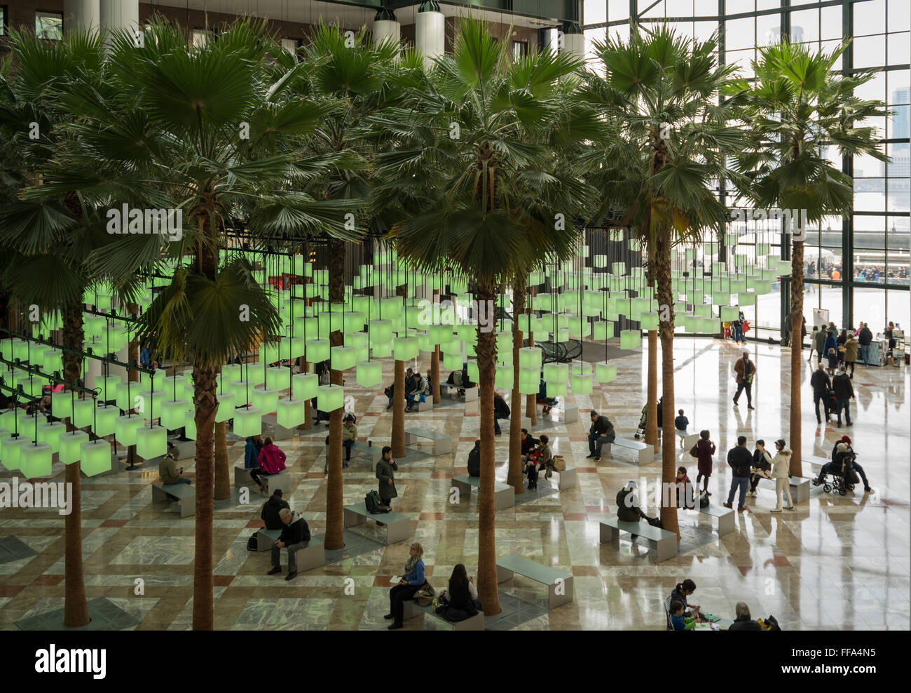 The Winter Garden of Brookfield Place in the Financial District, NYC ...